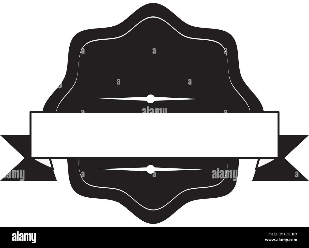 black and white emblem or label icon image vector illustration design ...