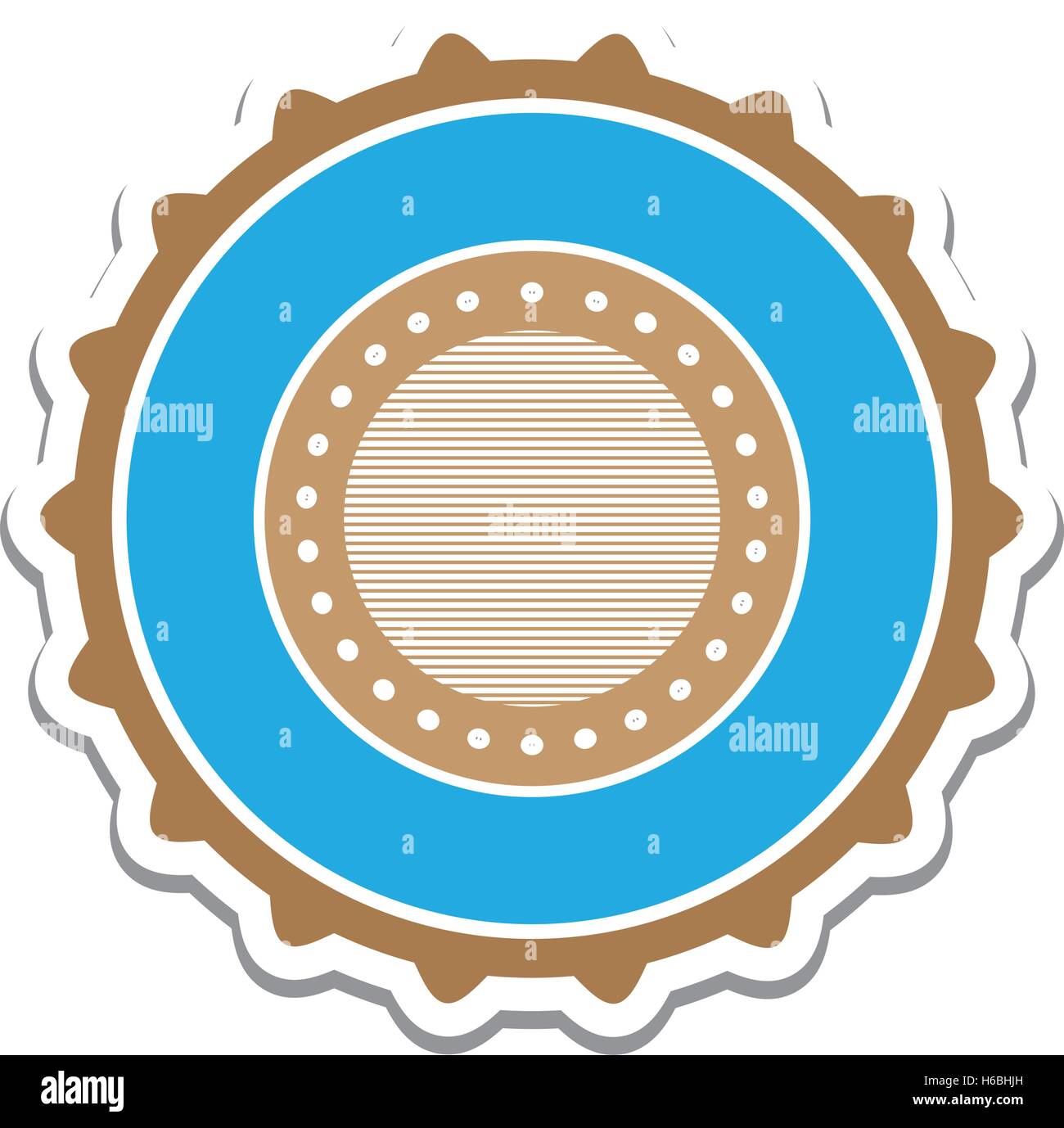light blue emblem or label icon image vector illustration design Stock ...