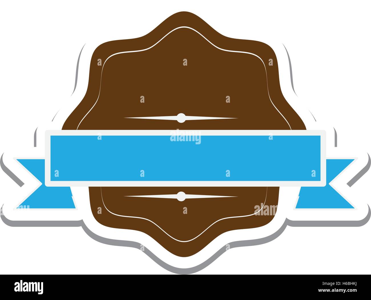 light blue emblem or label icon image vector illustration design Stock ...