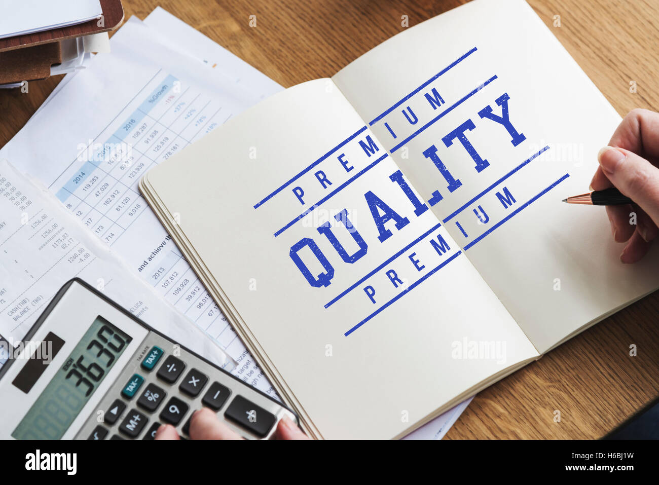 Quality Premium Guarantee Good Concept Stock Photo - Alamy
