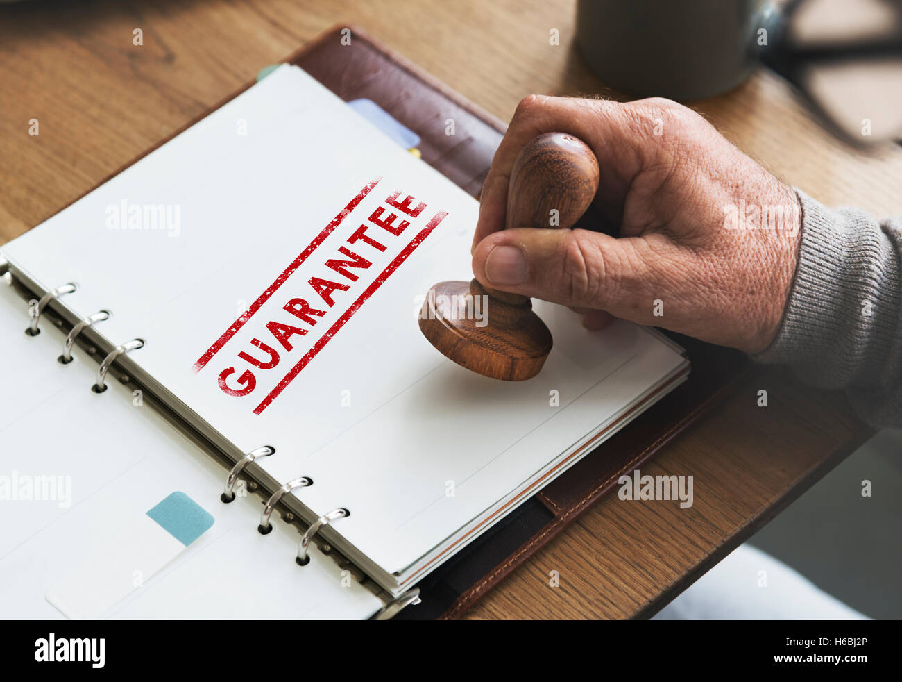 Guarantee Approved Brand Label Concept Stock Photo - Alamy