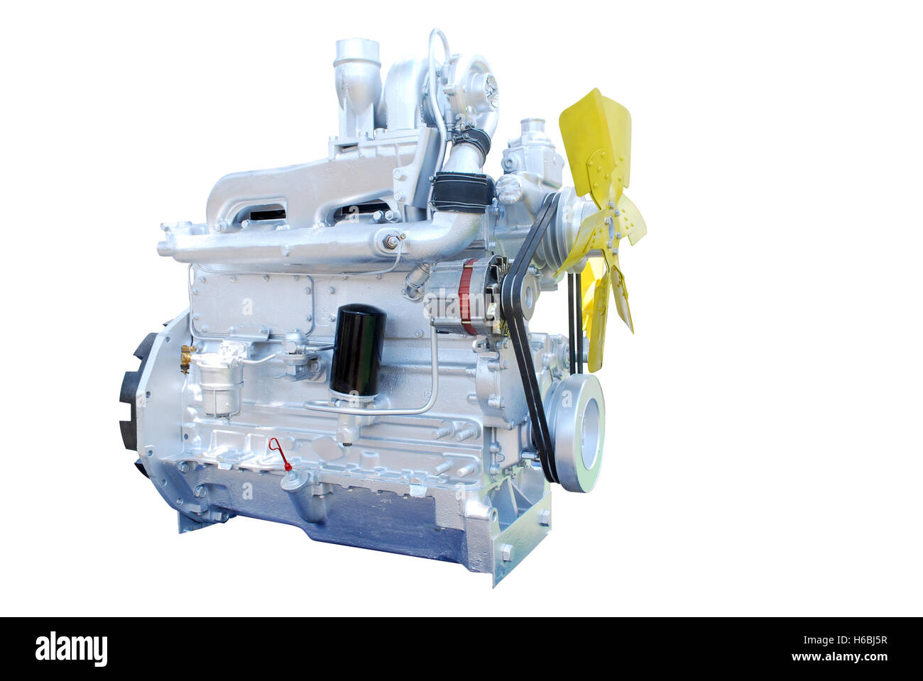 diesel engine isolated on white Stock Photo - Alamy