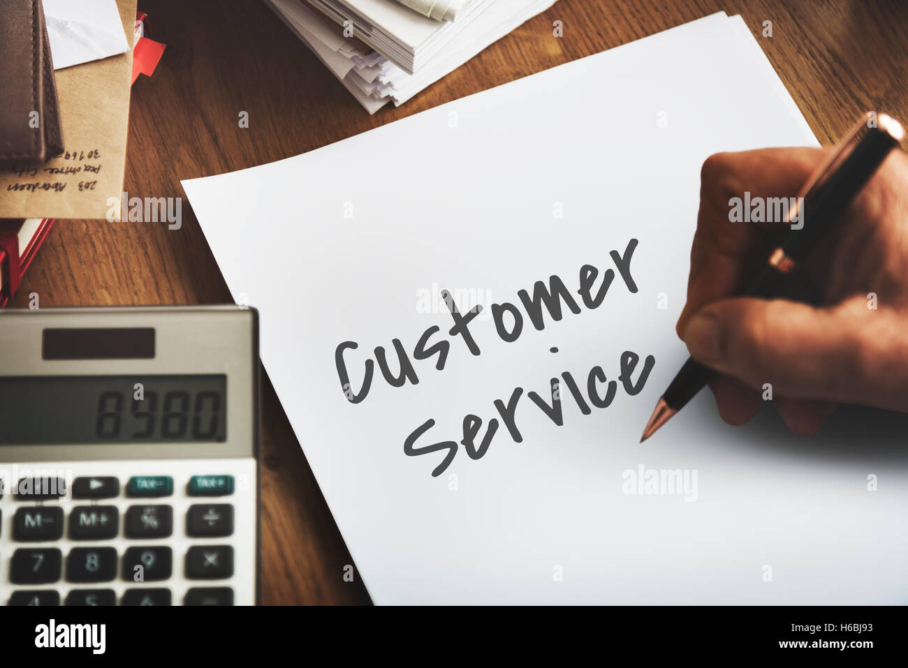 Customer Service Contact Us Concept Stock Photo - Alamy