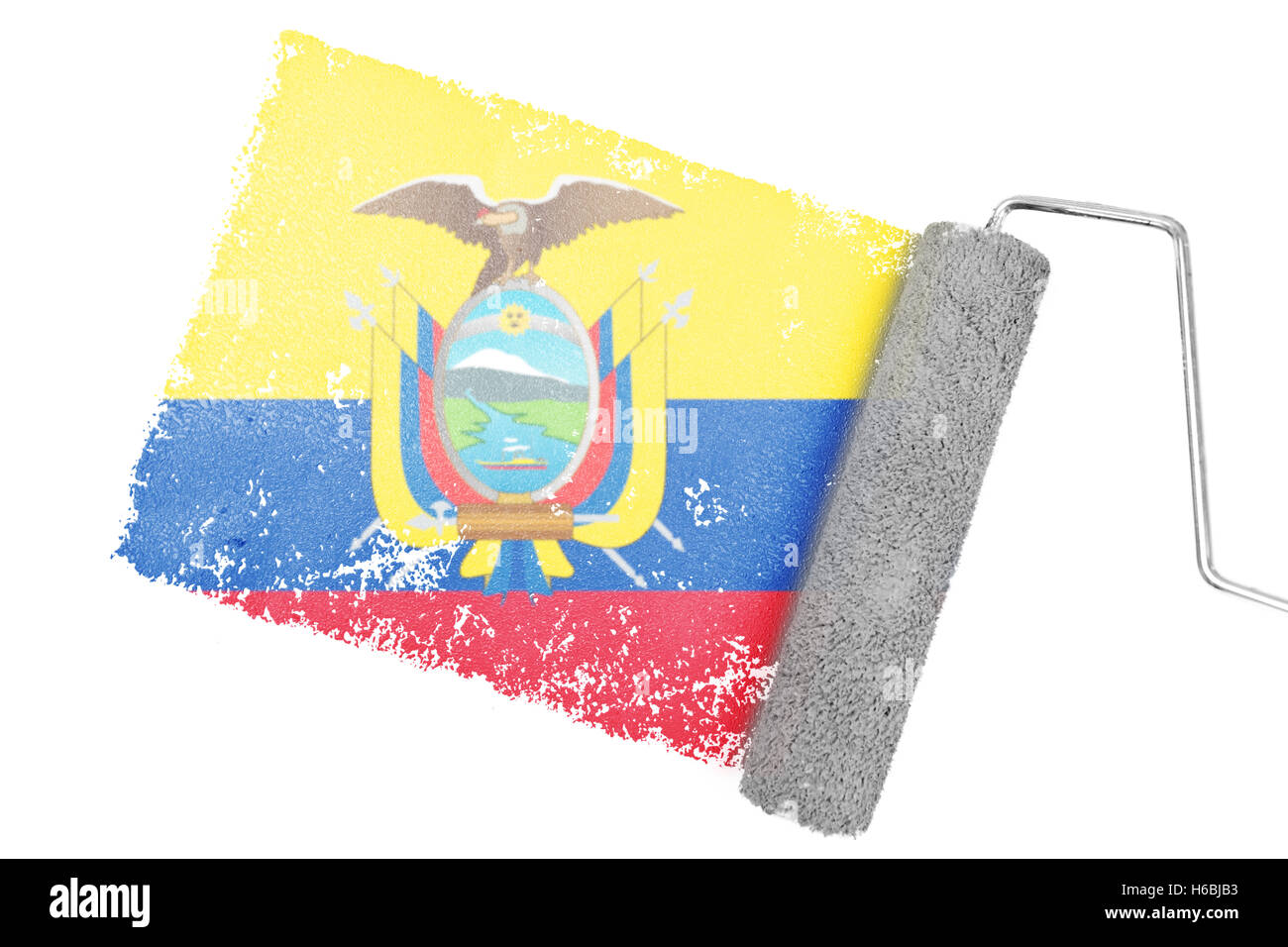 Composite image of ecuador national flag Stock Photo - Alamy