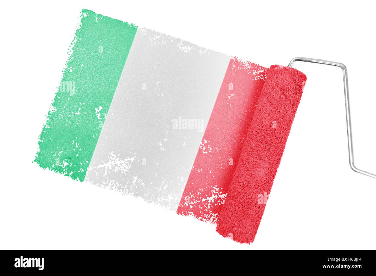 Composite image of italy national flag Stock Photo - Alamy