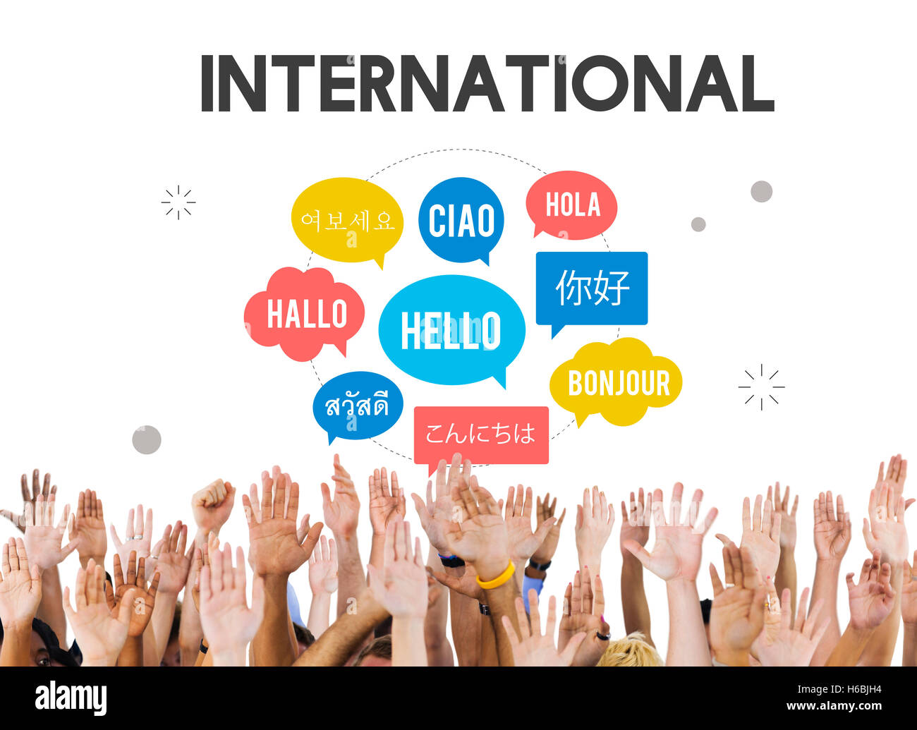 Diverse hands language hi-res stock photography and images - Alamy