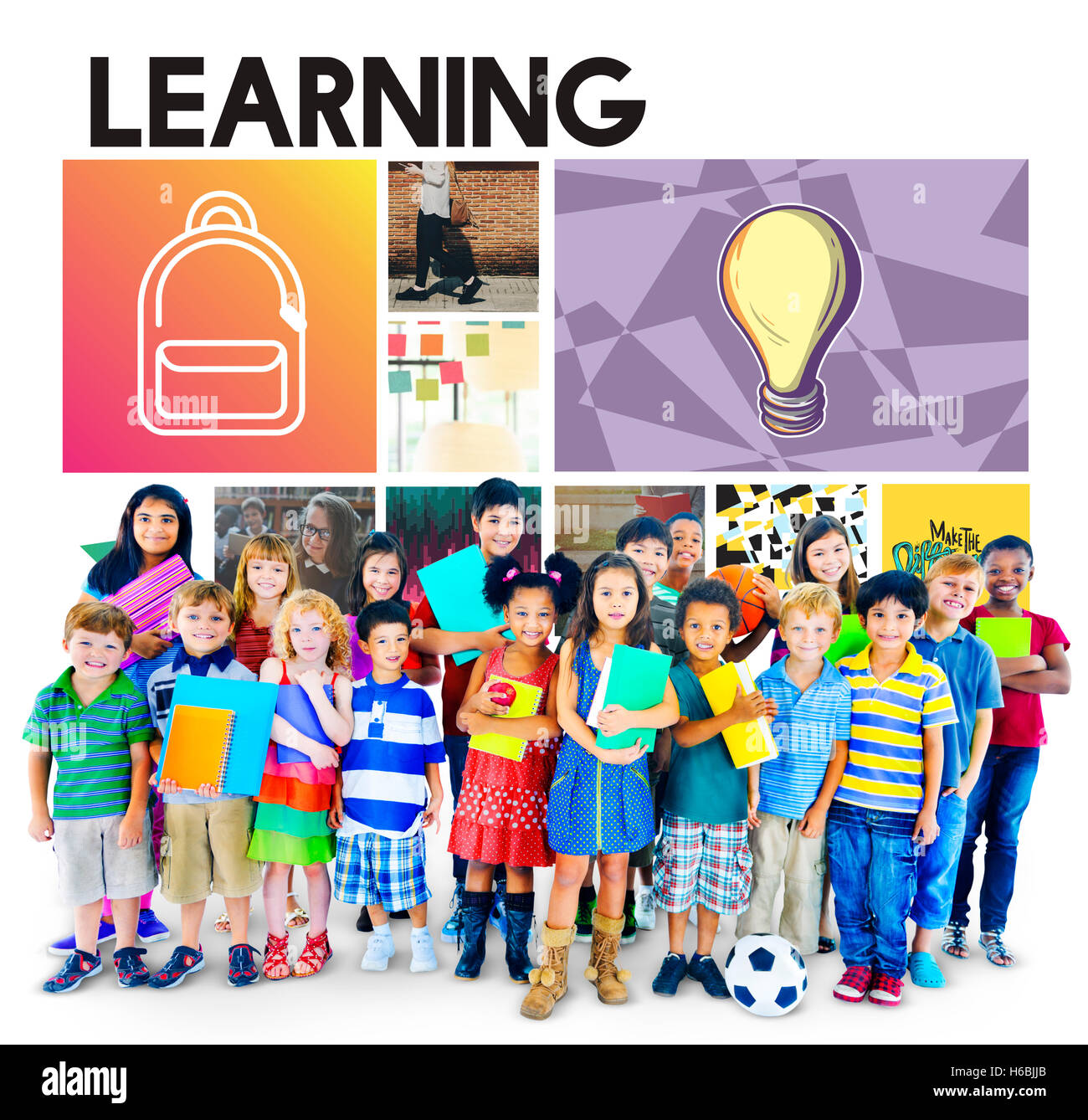Academic Education Learning Studying Graphic Concept Stock Photo - Alamy