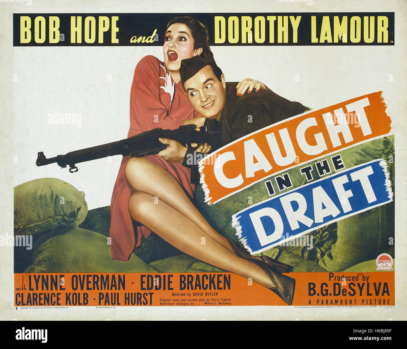 the Caught in Draft - Movie Poster Stock Photo - Alamy
