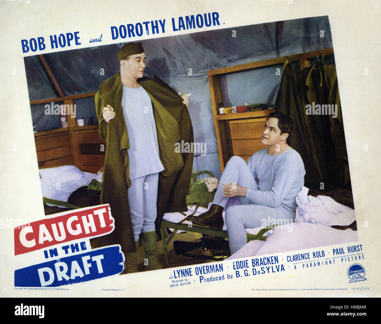 the Caught in Draft - Movie Poster Stock Photo - Alamy