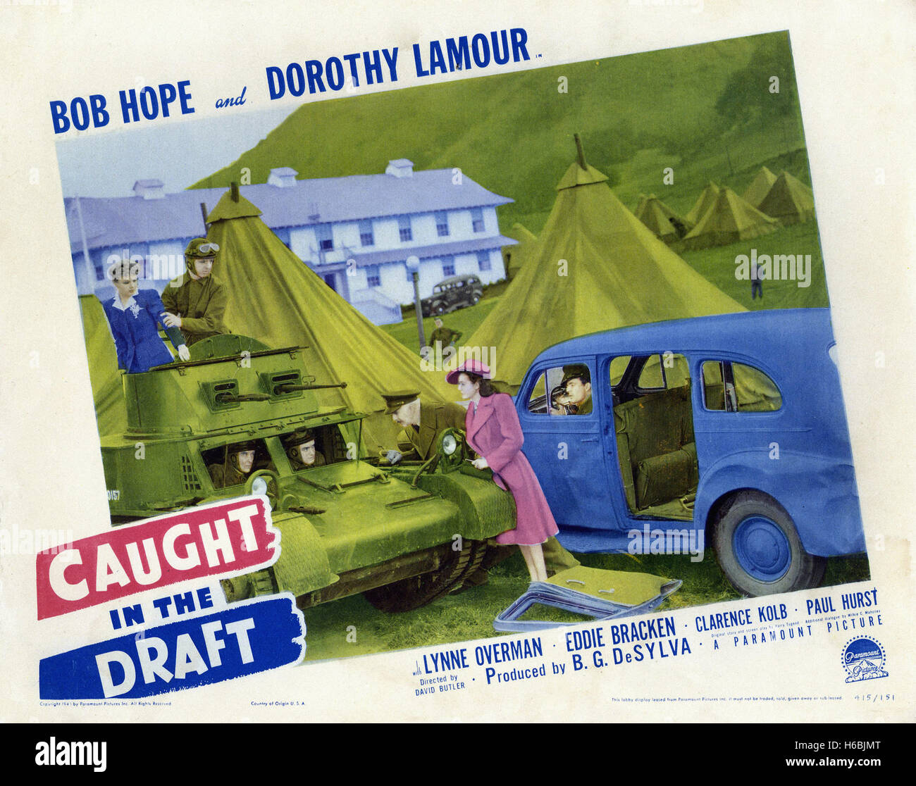 the Caught in Draft - Movie Poster Stock Photo - Alamy