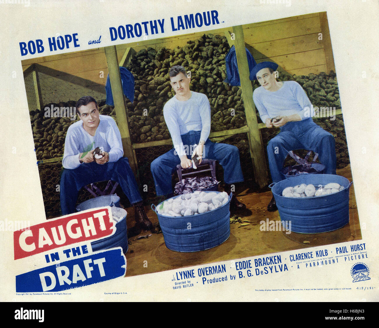 the Caught in Draft - Movie Poster Stock Photo - Alamy