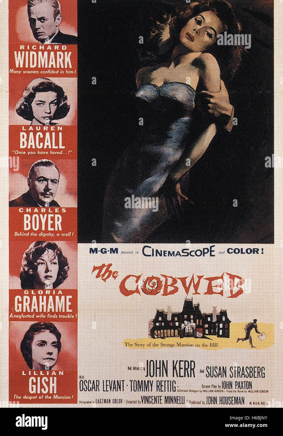 The Cobweb - Movie Poster Stock Photo - Alamy
