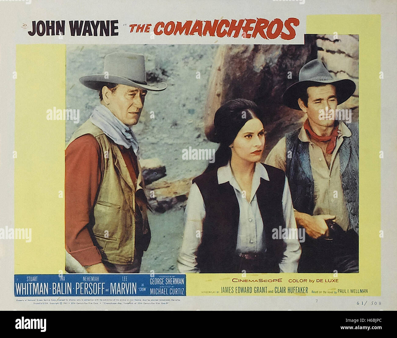 The Comancheros - Movie Poster Stock Photo - Alamy