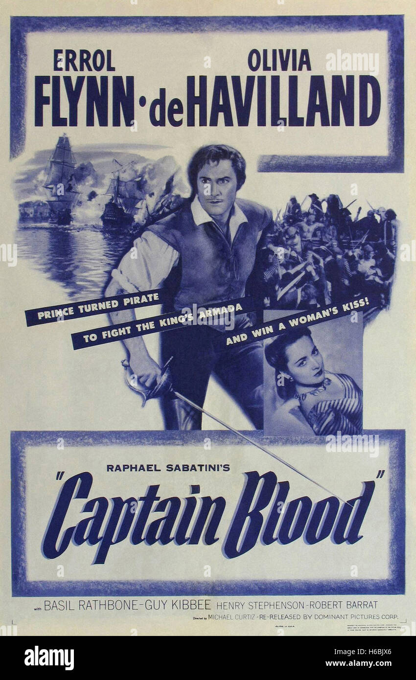 Captain Blood (1935) - Movie Poster Stock Photo - Alamy