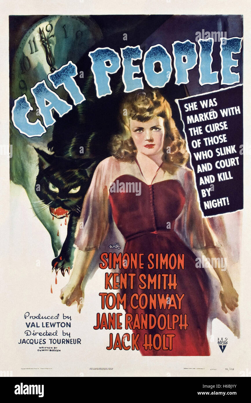 Cat people poster hi-res stock photography and images - Alamy