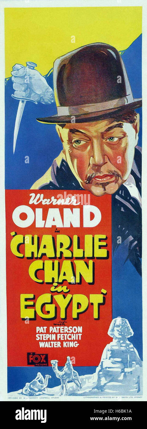 Charlie chan movie poster hi-res stock photography and images - Alamy