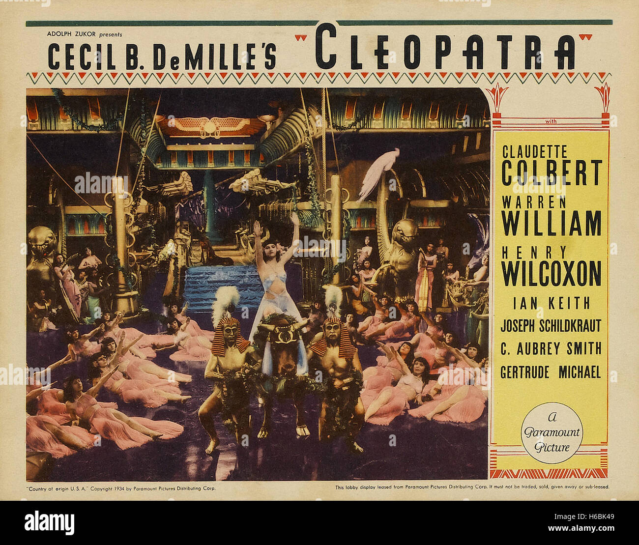 Cleopatra poster hi-res stock photography and images - Alamy