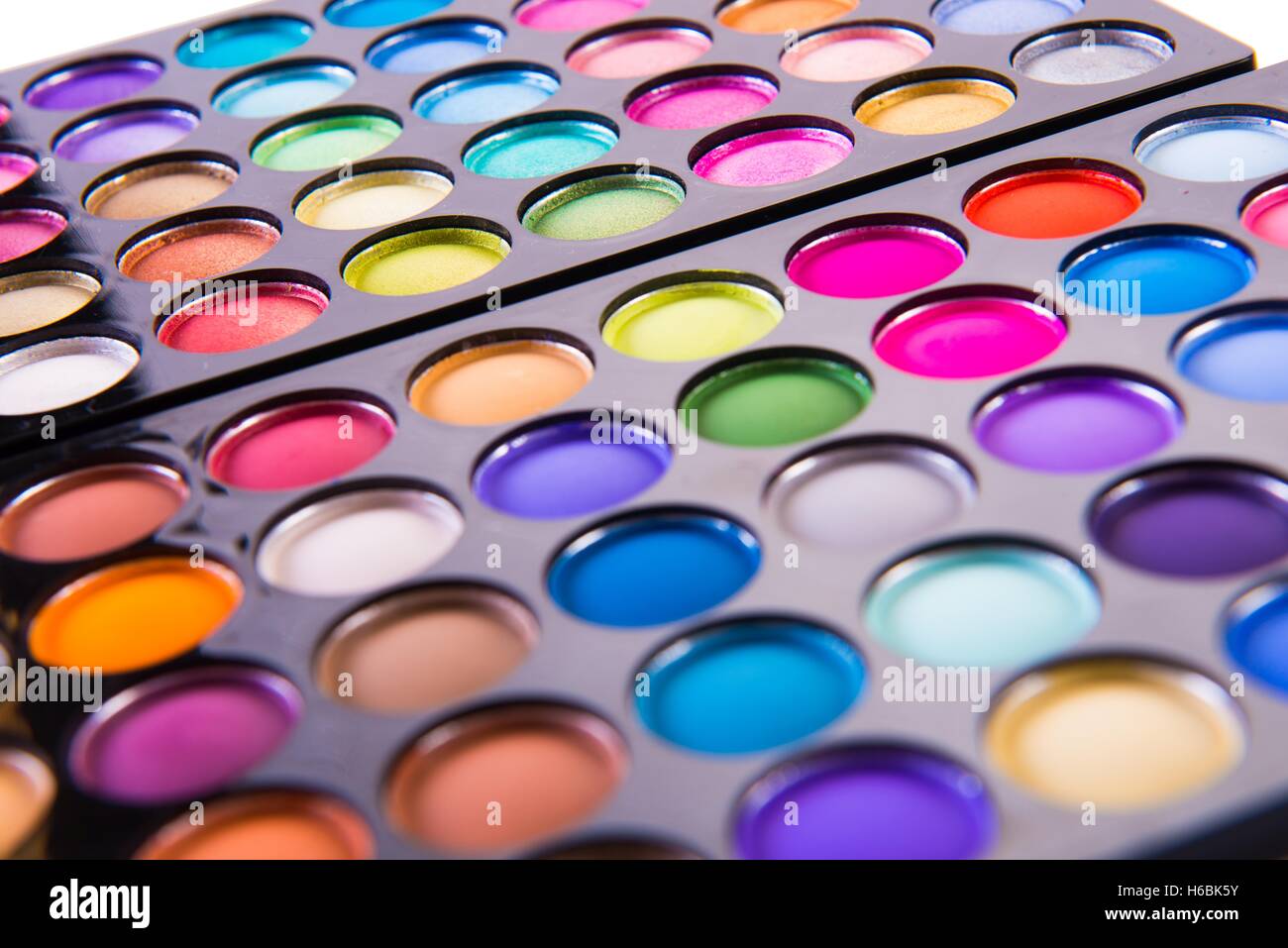 Artist palette isolated on white Stock Photo - Alamy