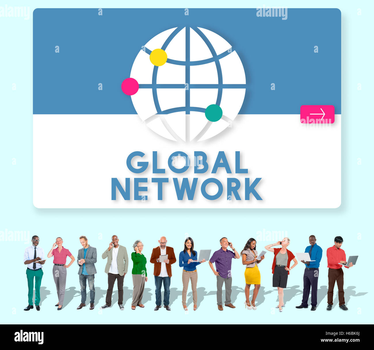 Global Communication Connection Networking Graphic Concept Stock Photo ...