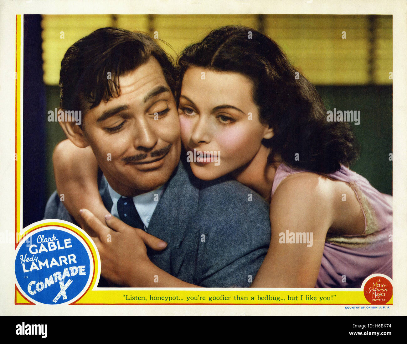 Comrade X - Movie Poster Stock Photo - Alamy