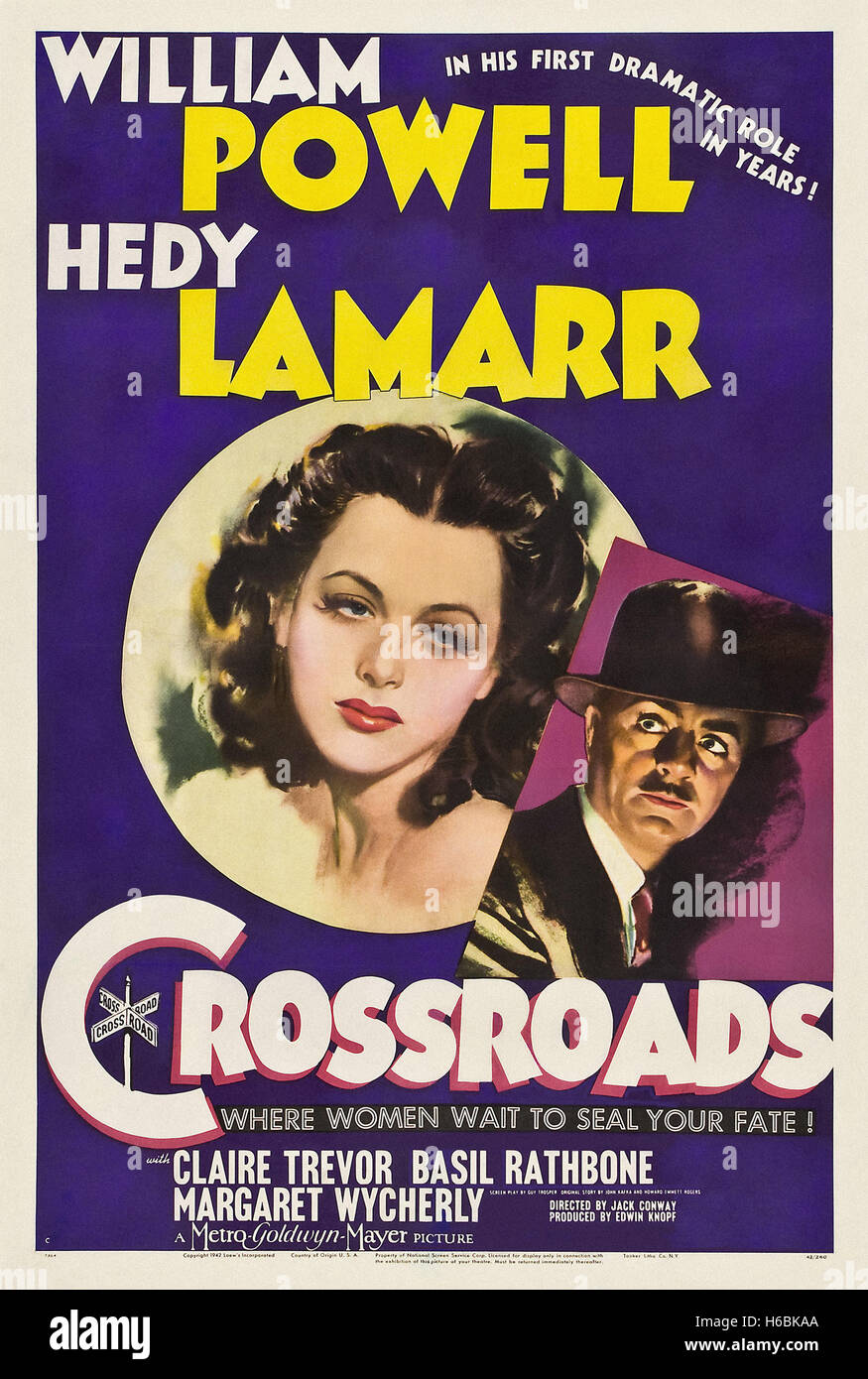 Crossroads 1942 movie poster hi-res stock photography and images - Alamy