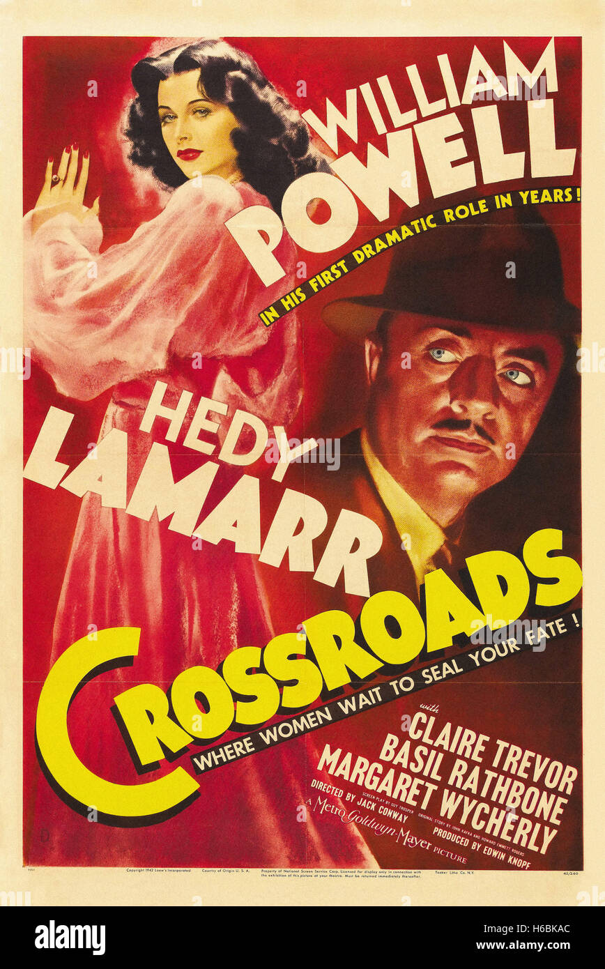 Crossroads 1942 movie poster hi-res stock photography and images - Alamy