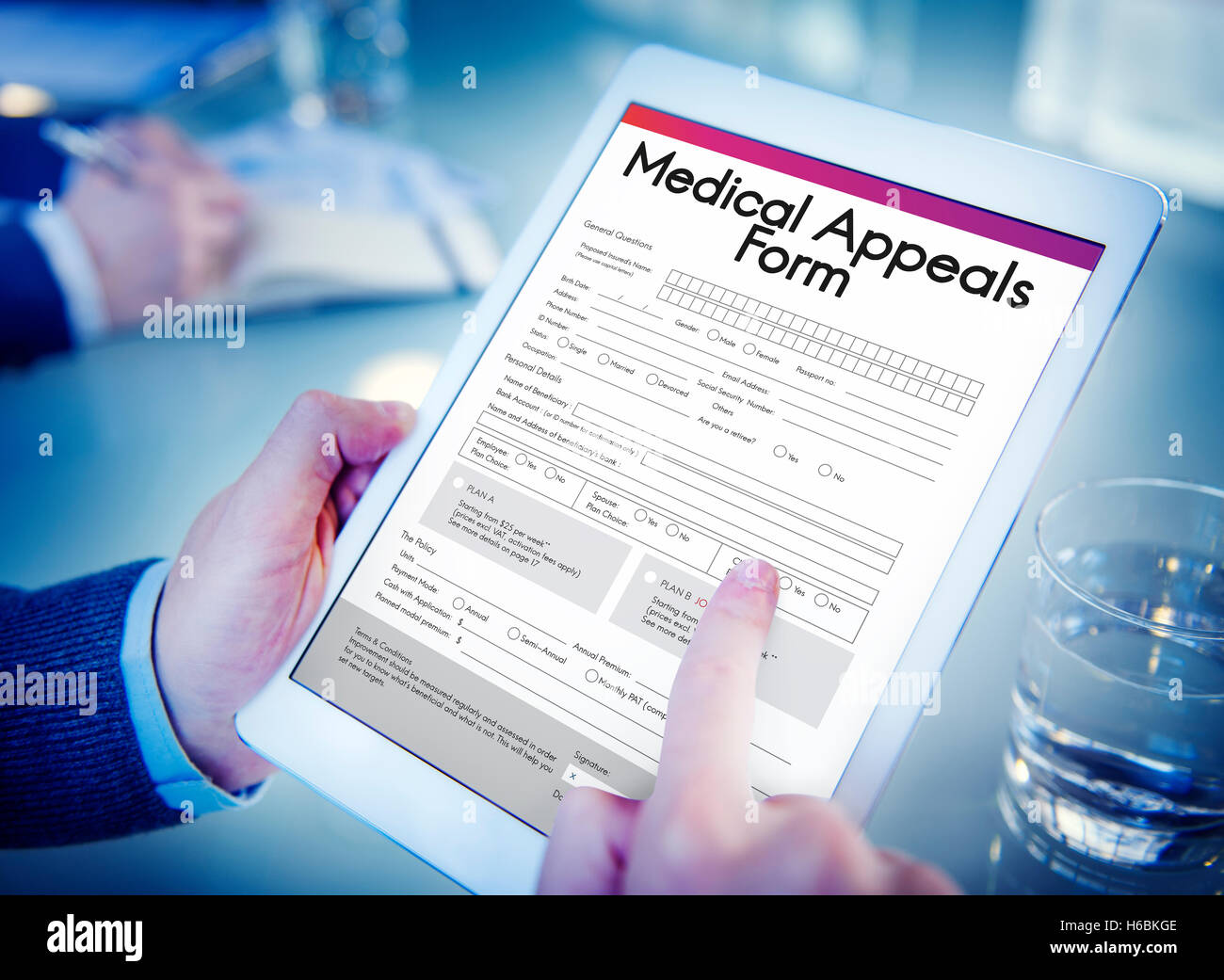 Medical Appeals Form Document Healthcare Concept Stock Photo - Alamy