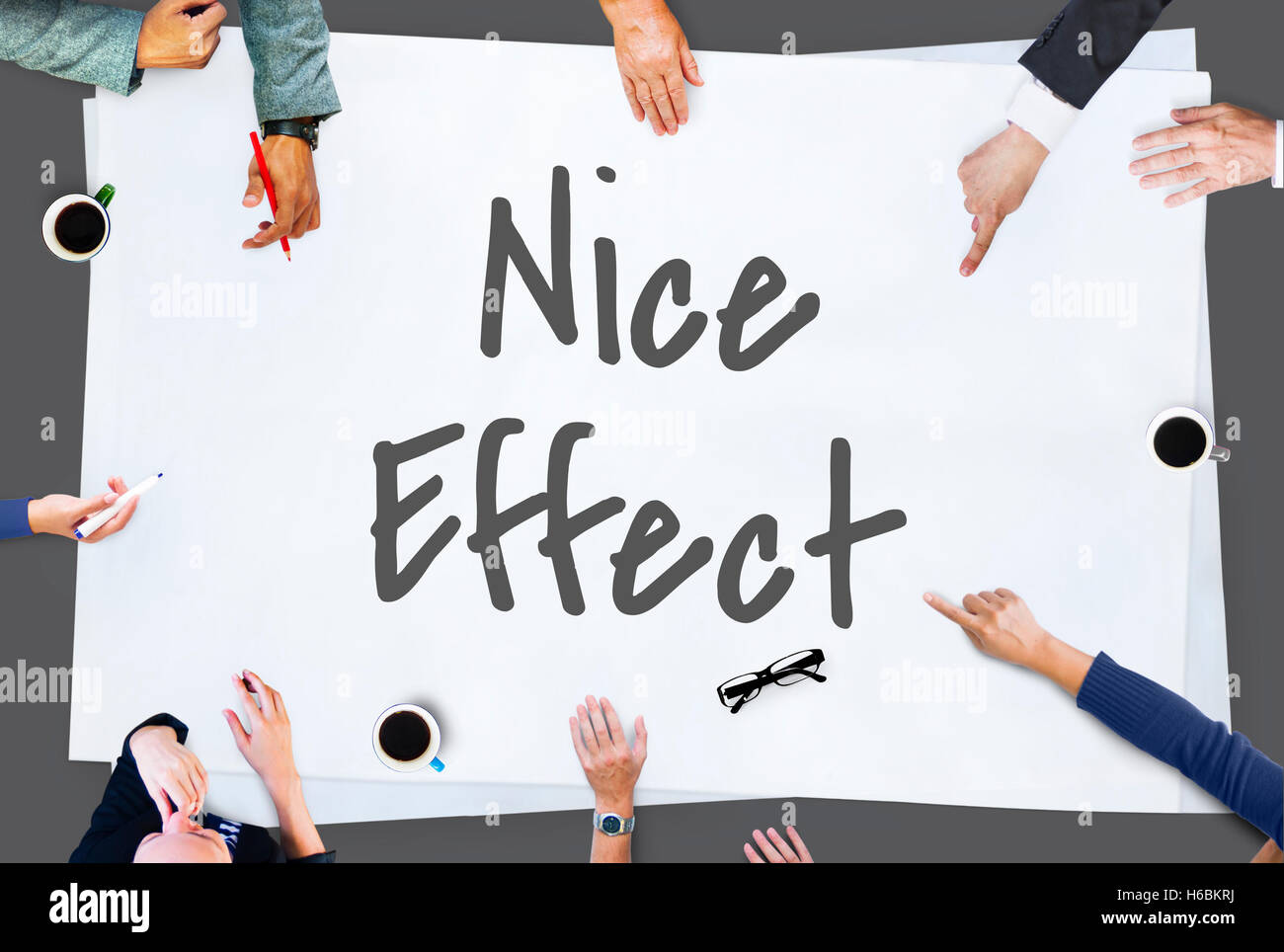 Nice Effect Well Done Concept Stock Photo - Alamy