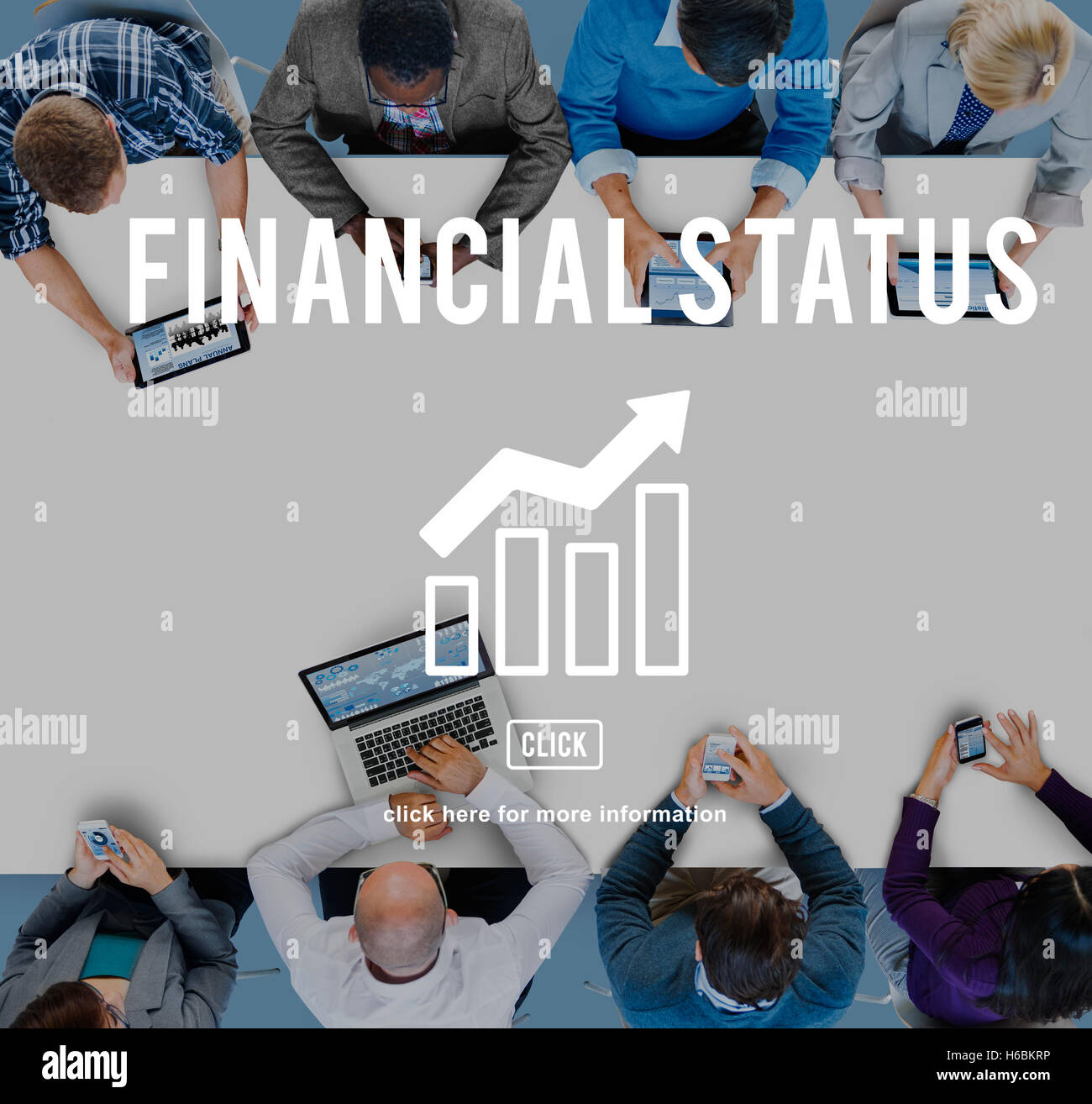 Business Success Report Graph Concept Stock Photo - Alamy