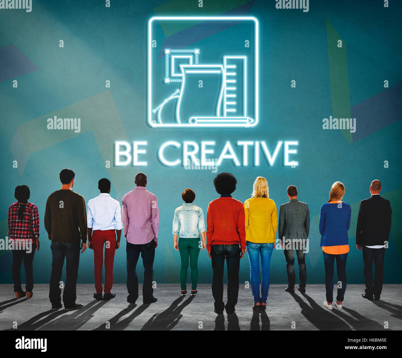 Be Creative Design Ideas Imagine Invention Style Concept Stock Photo ...