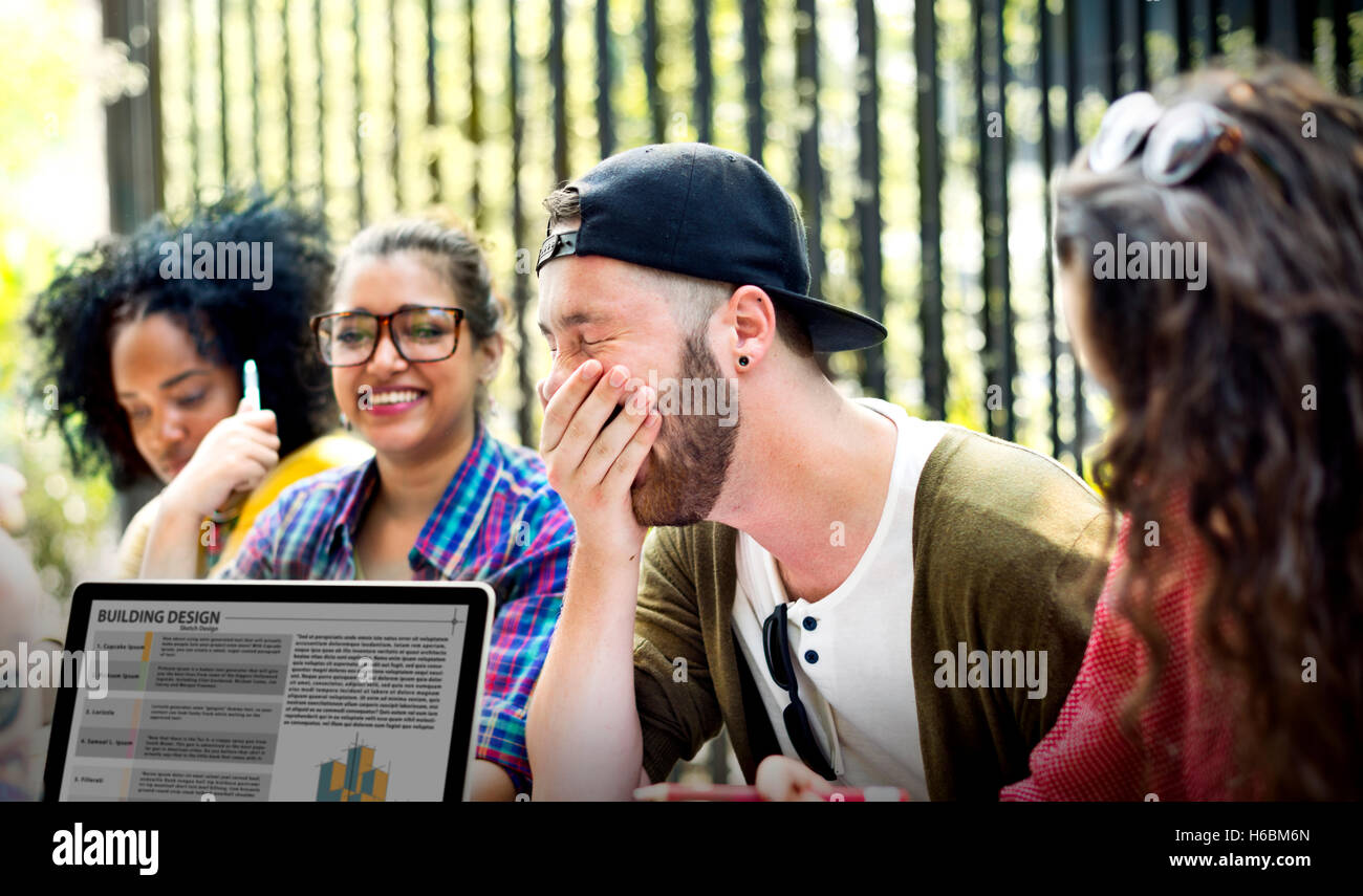 Meeting Talking Discussion Brainstorming Communication Concept Stock ...