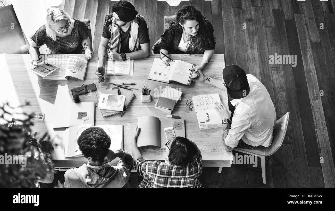 Diverse Group People Working Together Concept Stock Photo - Alamy Diverse Group People Working Together Concept Stock Photo - Alamy