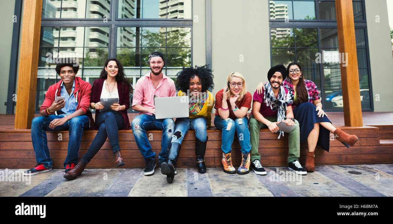 College Students Teamwork Brainstorming Concept Stock Photo - Alamy