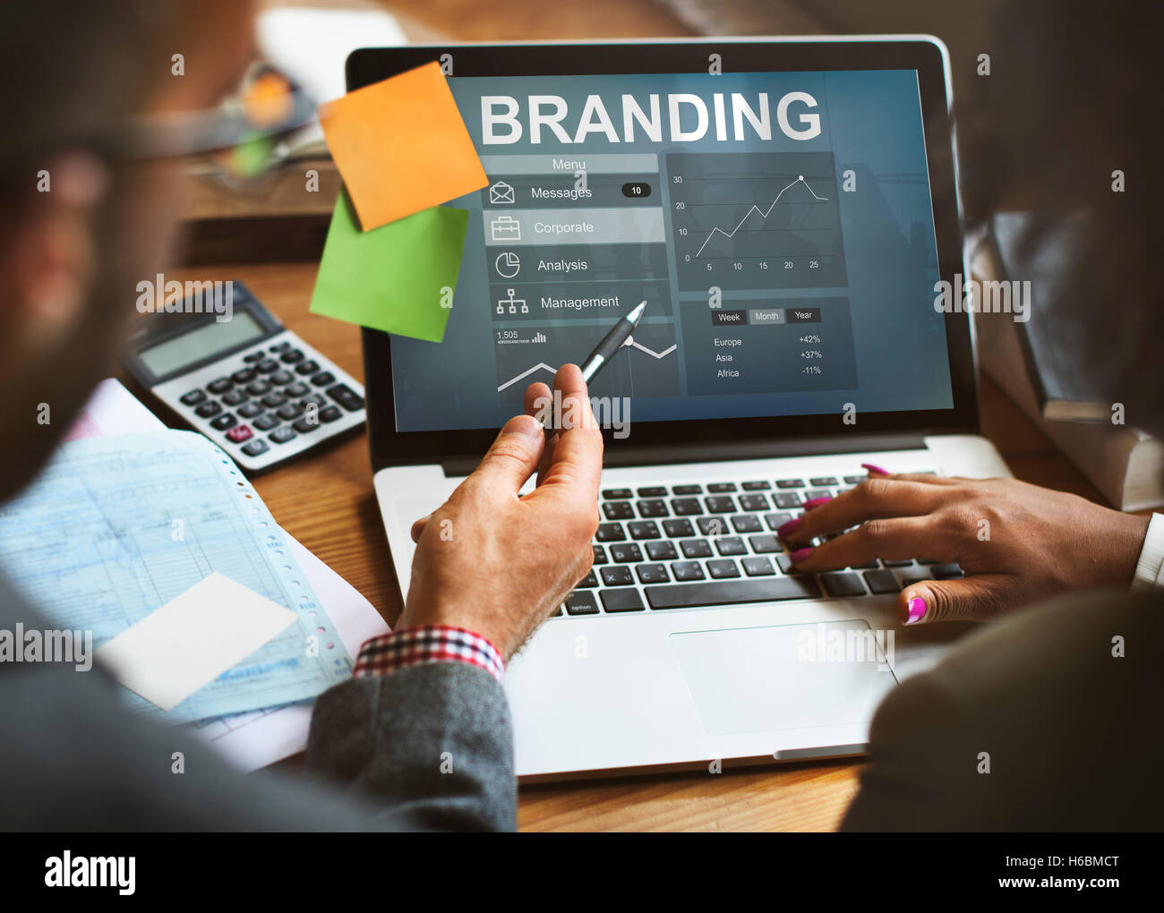 Advertising Analysis Branding Strategy Concept Stock Photo - Alamy