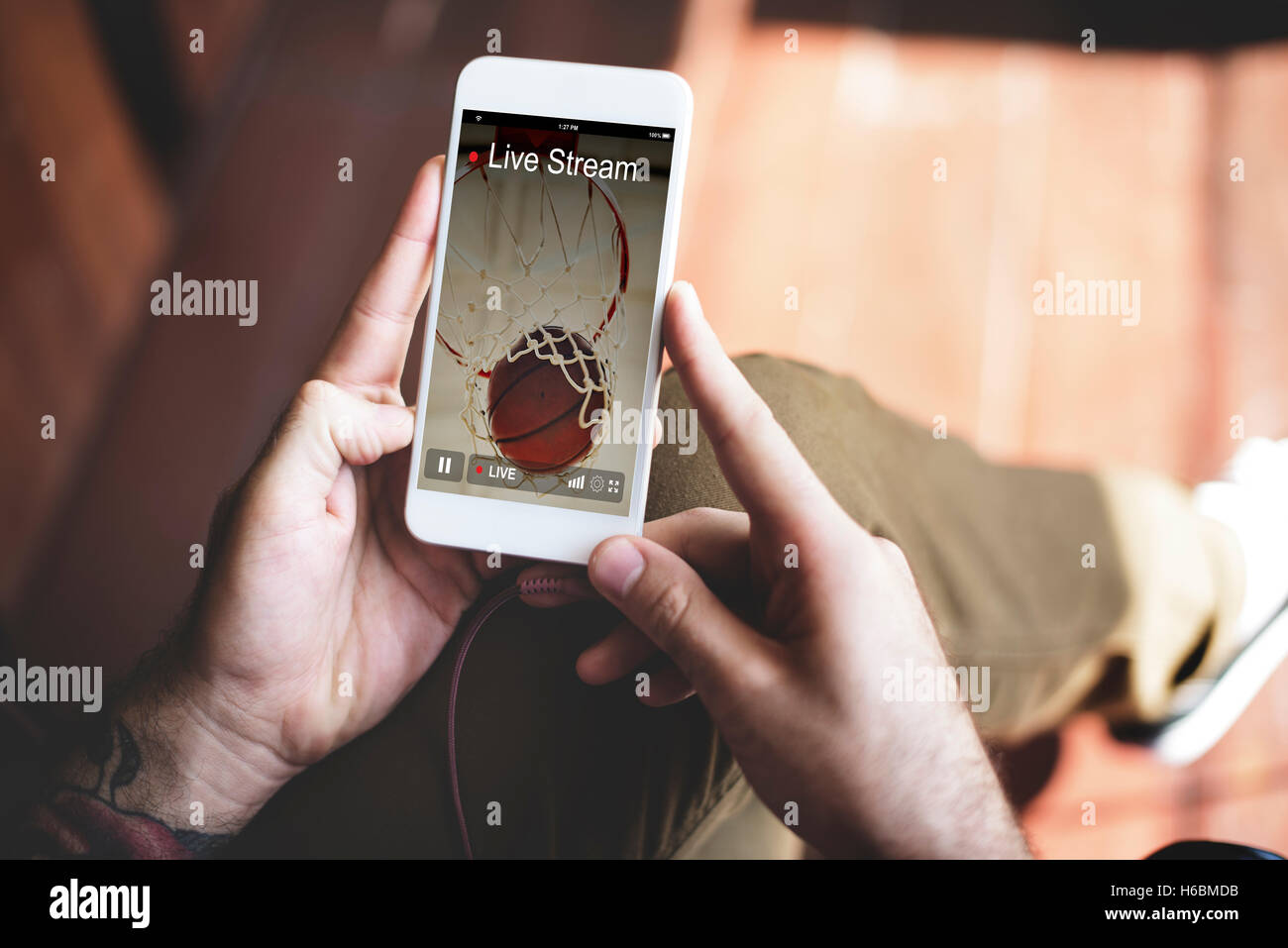 Live Stream Video Multimedia Concept Stock Photo - Alamy