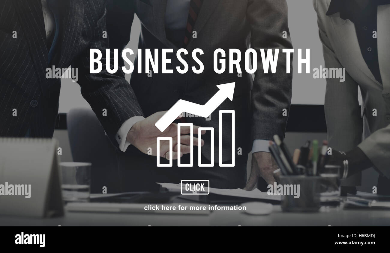 Business Progress Report Graph Concept Stock Photo - Alamy