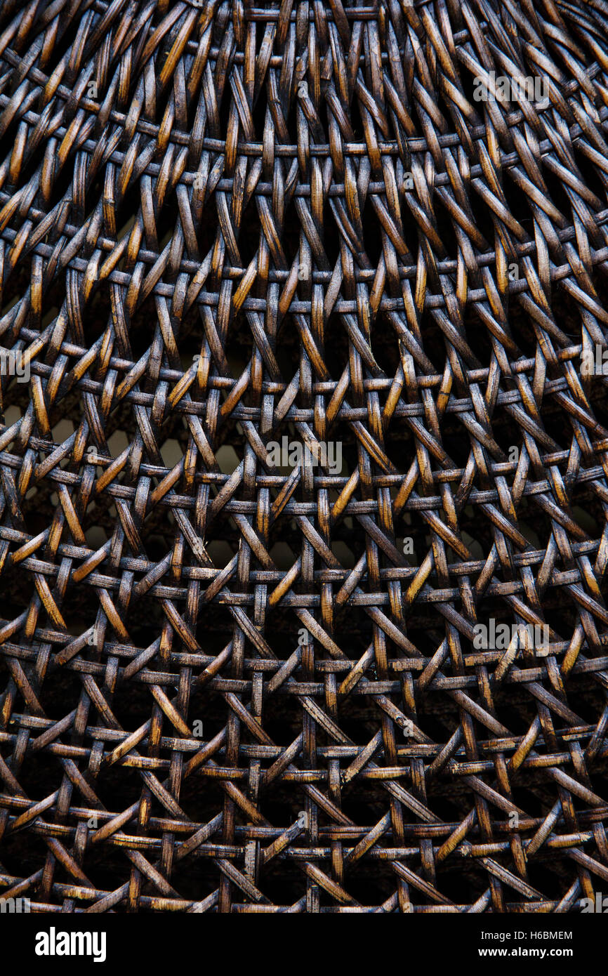 Detail of Rattan pattern Stock Photo - Alamy
