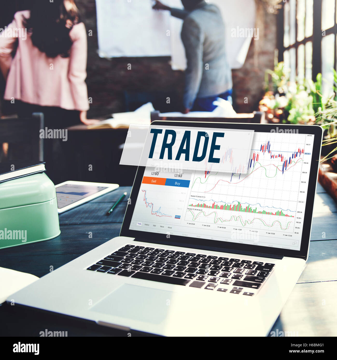 Stock Market Results Stock Trade Forex Shares Concept Stock Photo - Alamy