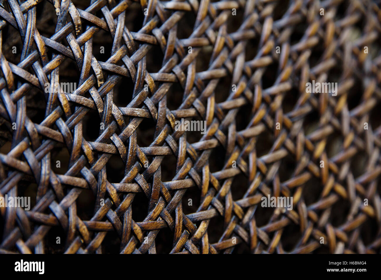 Detail of Rattan pattern Stock Photo - Alamy