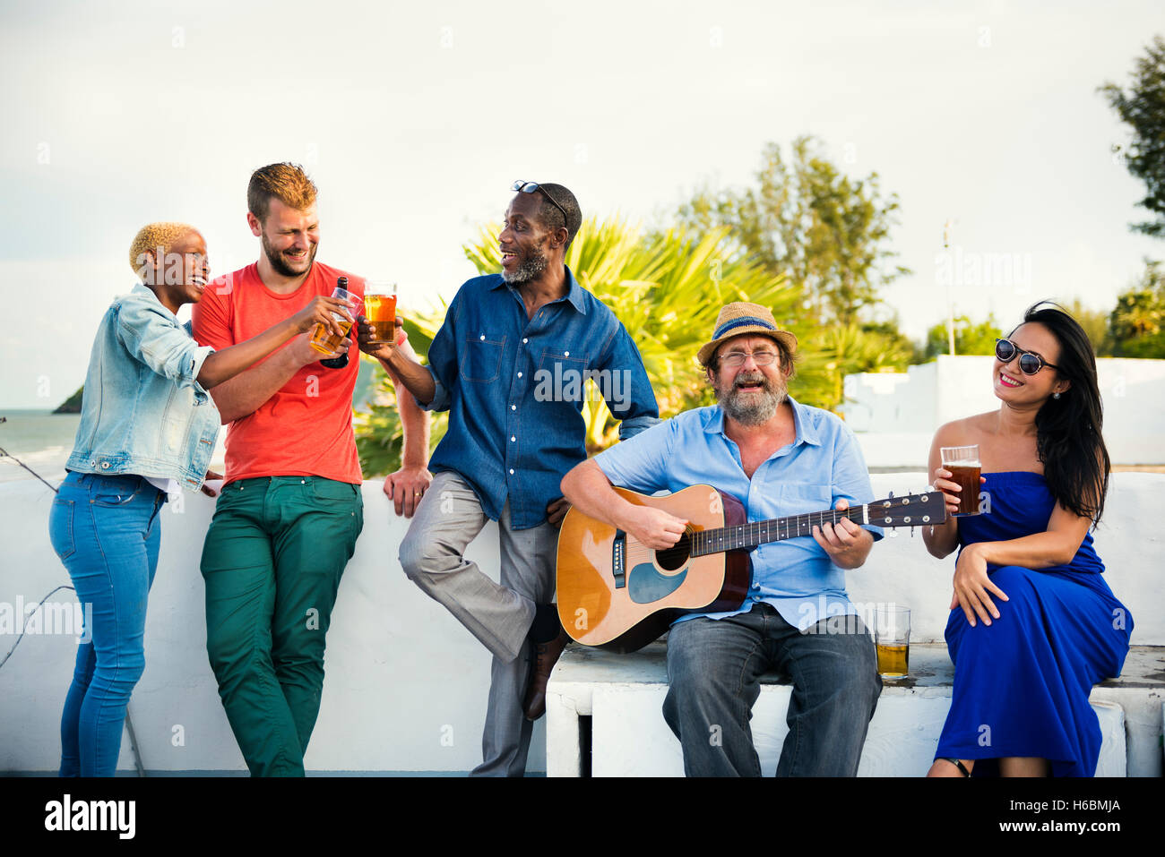 Group Of People Together Concept Stock Photo - Alamy