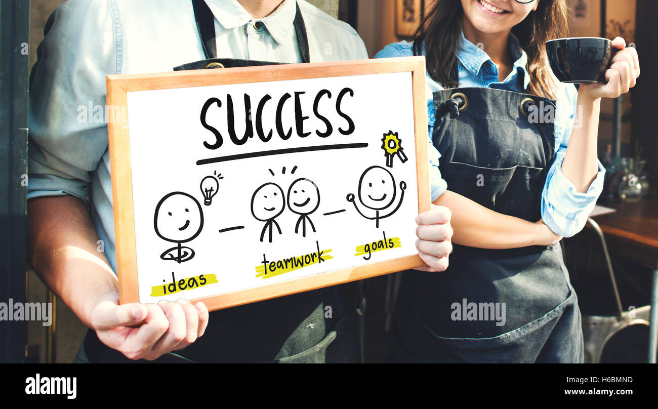 Plan Process Success Progress People Concept Stock Photo - Alamy