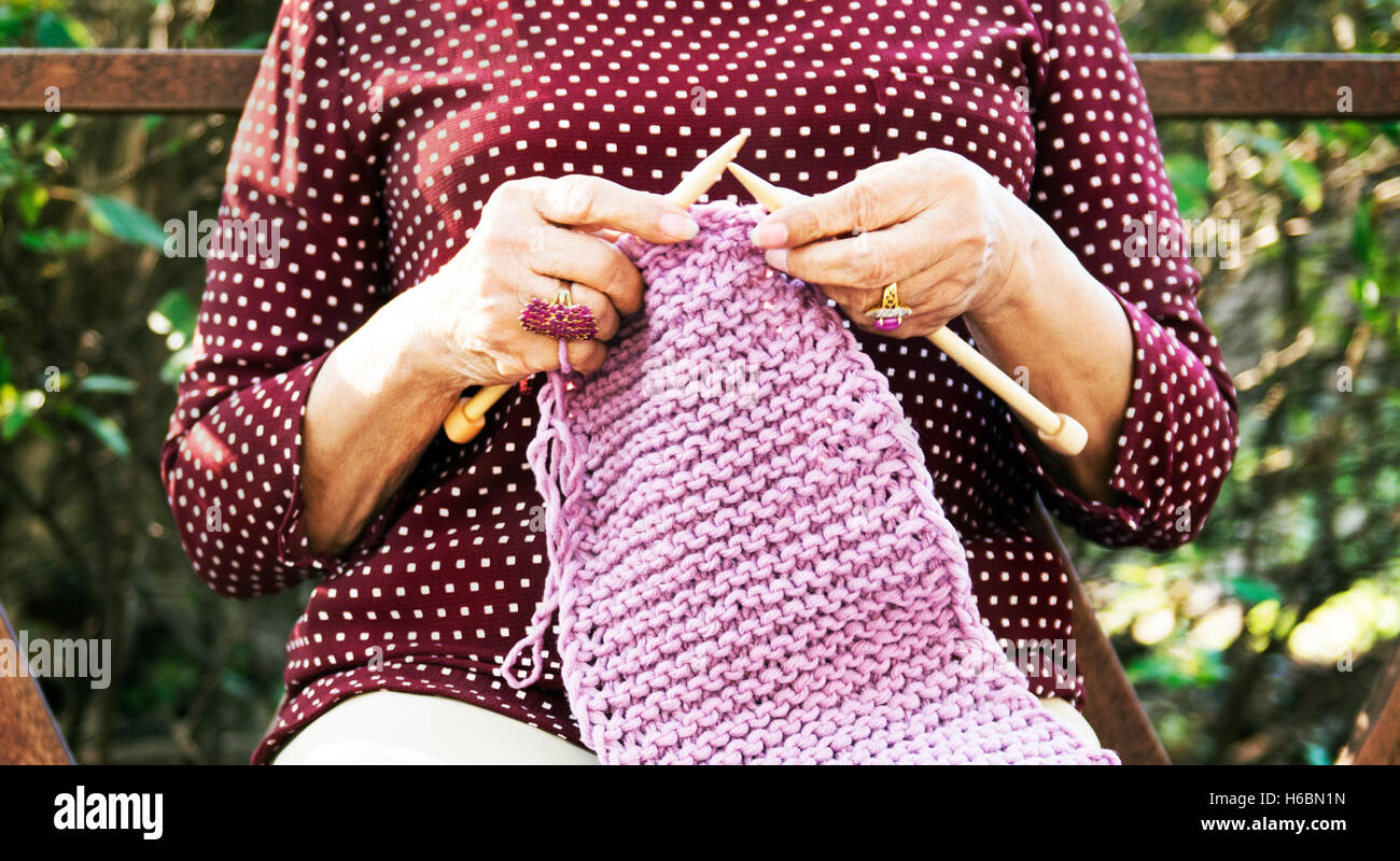 Knitting knit needle needles lifestyle objects hi-res stock photography ...
