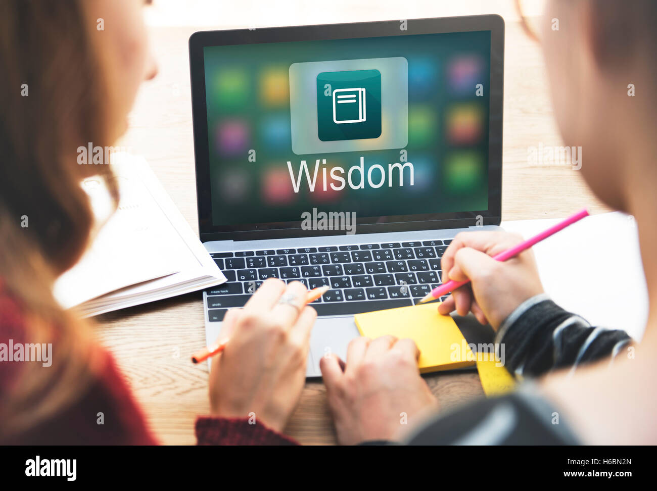 Academic E-Learning Education Online Application Concept Stock Photo ...