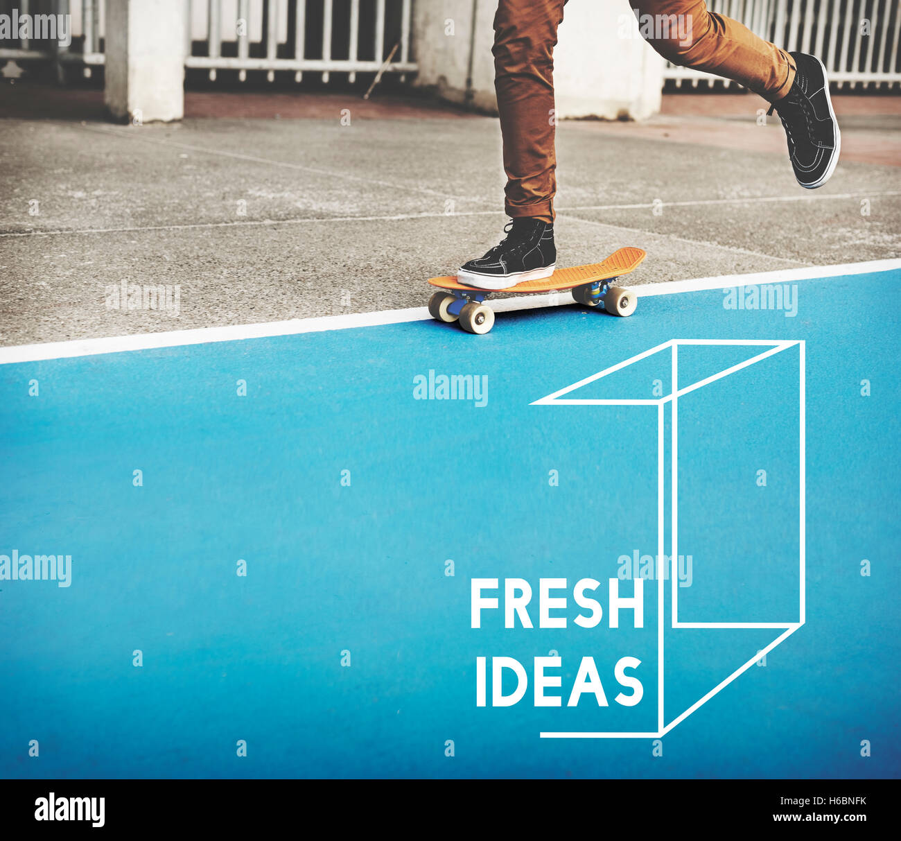 Thinking Out Of The Box Concept Stock Photo - Alamy