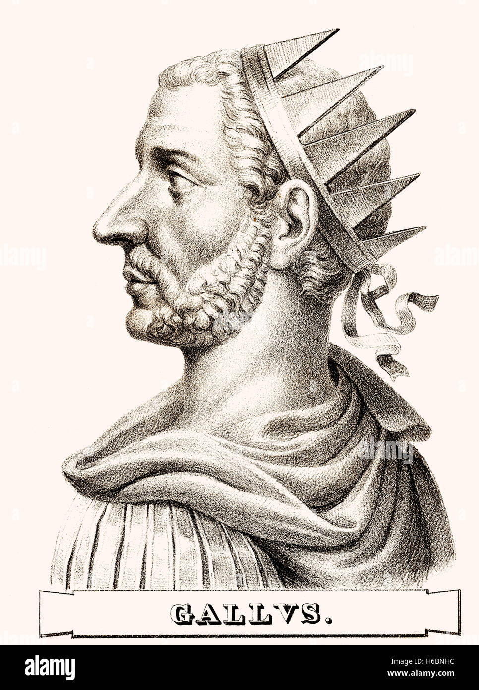 Roman emperor gallus hi-res stock photography and images - Alamy