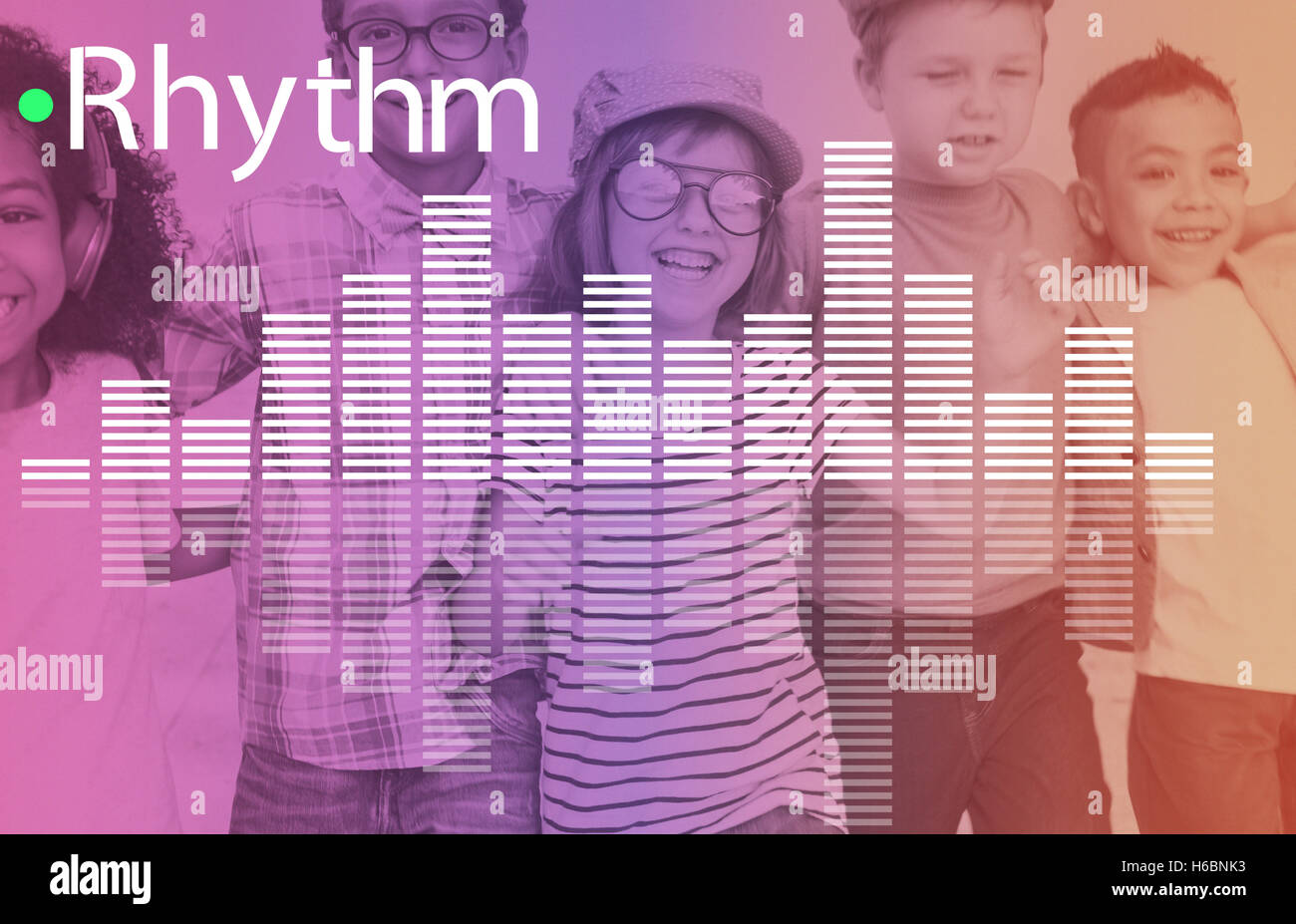 Music Audio Melody Wave Graphic Concept Stock Photo - Alamy