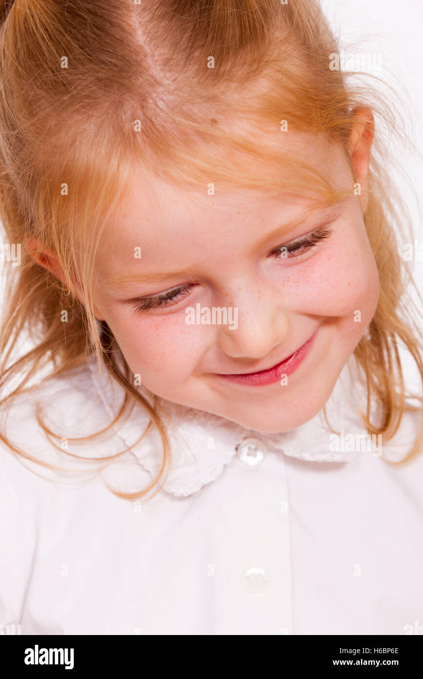 Embarrassed Child Face