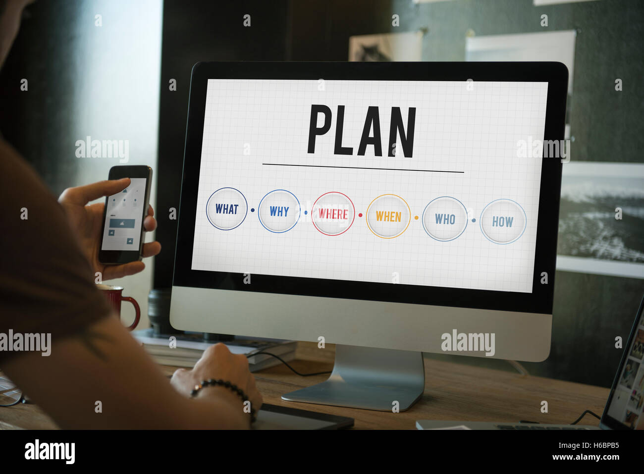 Plan Problem Solving Strategy Concept Stock Photo - Alamy