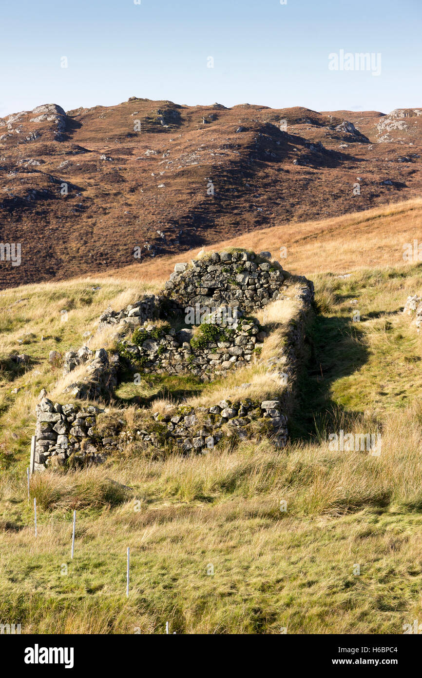 House Ruins Isle of Lewis, Western Isles, Outer Hebrides, Scotland ...