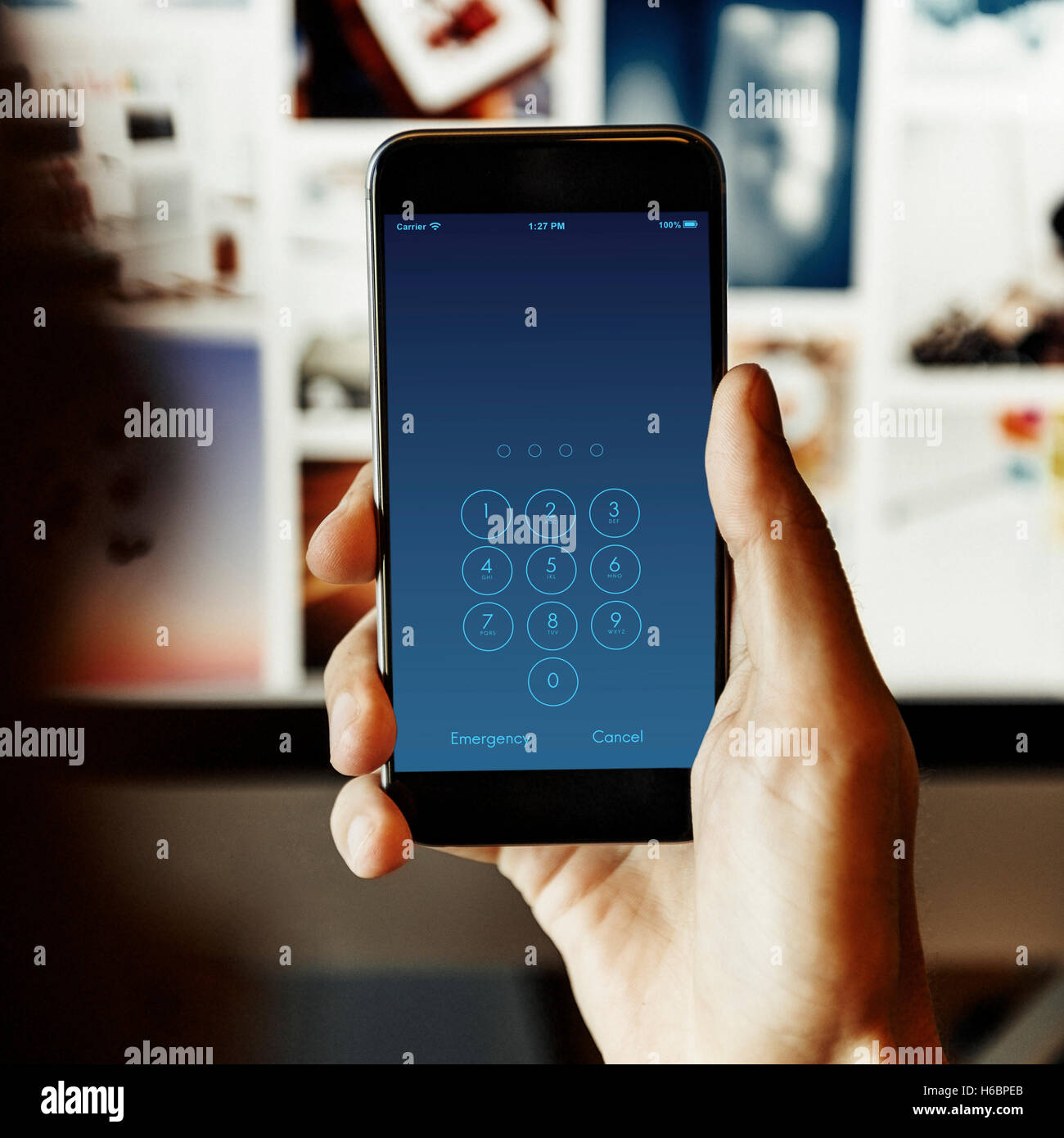 Pass Code Privacy Security System Protection Concept Stock Photo - Alamy